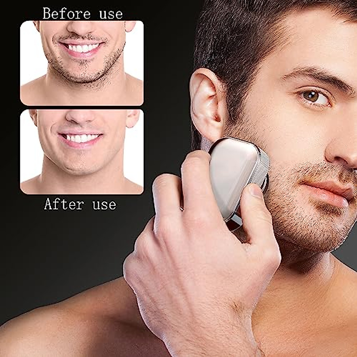 Men's Mini Electric Razor COSANO Portable Electric Shaver IPX7 Waterproof, USB Rechargeable, Cordless Electric Razor for Home,Car,Travel，Woman. (Blue)