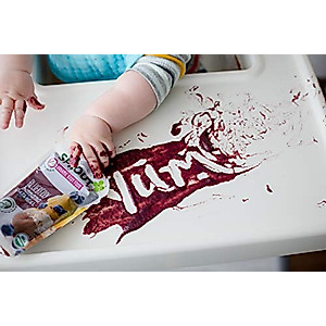 Sprout Organic Baby Food, Stage 2 Pouches, Fruit Veggie & Grain Blend, Blueberry Banana Oatmeal, 3.5 Oz Purees (Pack of 6)