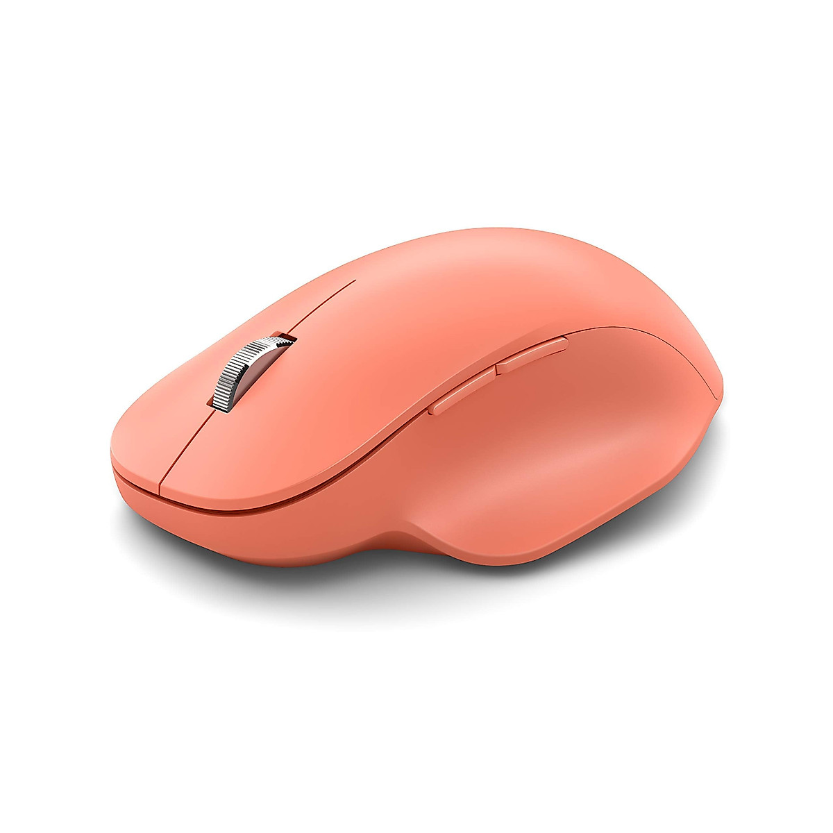 Microsoft Bluetooth Ergonomic Mouse - Peach - with comfortable Ergonomic design, thumb rest, up to 15months battery life. Works with Bluetooth enabled PCs/Laptops Windows/Mac/Chrome computers