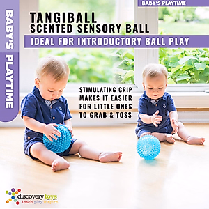 Discovery Toys TANGIBALL Squishy, Squeezy Scented Sensory Ball | Kid-Powered Learning | STEM Toy Early Childhood Development 12 Months and Up