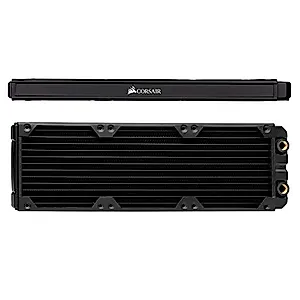 CORSAIR Hydro X Series XR5 360mm Water Cooling Radiator - Triple 120mm Fan Mounts - Premium Copper Construction - Easy Installation - Black
