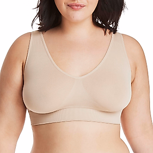 Hanes womens Get Cozy Pullover Comfortflex Fit Wirefree Mhg196 bras, Nude, 3X-Large US