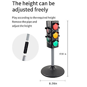ARTFILIF Simulation Traffic Light Toys Traffic Signal Model Children Traffic Light Toys Children's Educational Toys (A)