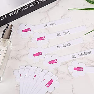 TBoxBo 200 Pack Perfume Test Strips Flower Shape Perfume Paper Strips Premium Fragrance Test Strips for scents and Essential Oils, QEE2124151ADS
