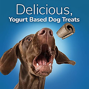 Fruitables Real Yogurt Treats – Roll-Up Dog Treats – Blueberry Flavor – Natural Ingredients – 12 Ounces