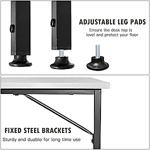DLisiting Small Computer Desk for Bedroom White Modern Writing Table for Small Spaces Kids Teens Student Study Work PC Desk 31 Inch