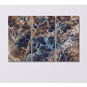 Natural Marble Stone Canvas Print 5 Panels / 36x24 inches