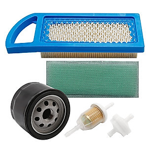 laffoonparts GY20573 697153 Air Filter Replacement for John Deere LA115 LA105 LA110 LA100 L100 L105 L107 L108 Lawn Tractor with AM119567 AM125424 Oil Fuel Filter