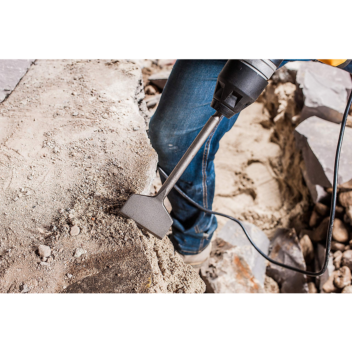 Monkey King Bar-3 IN Wide Sds Plus Floor Scraper-Sds plus bits-10"x3" Sharpened Tile and Sds Tile Chisel for Floor and Wall Tile Concrete Mortar Thinset Brick