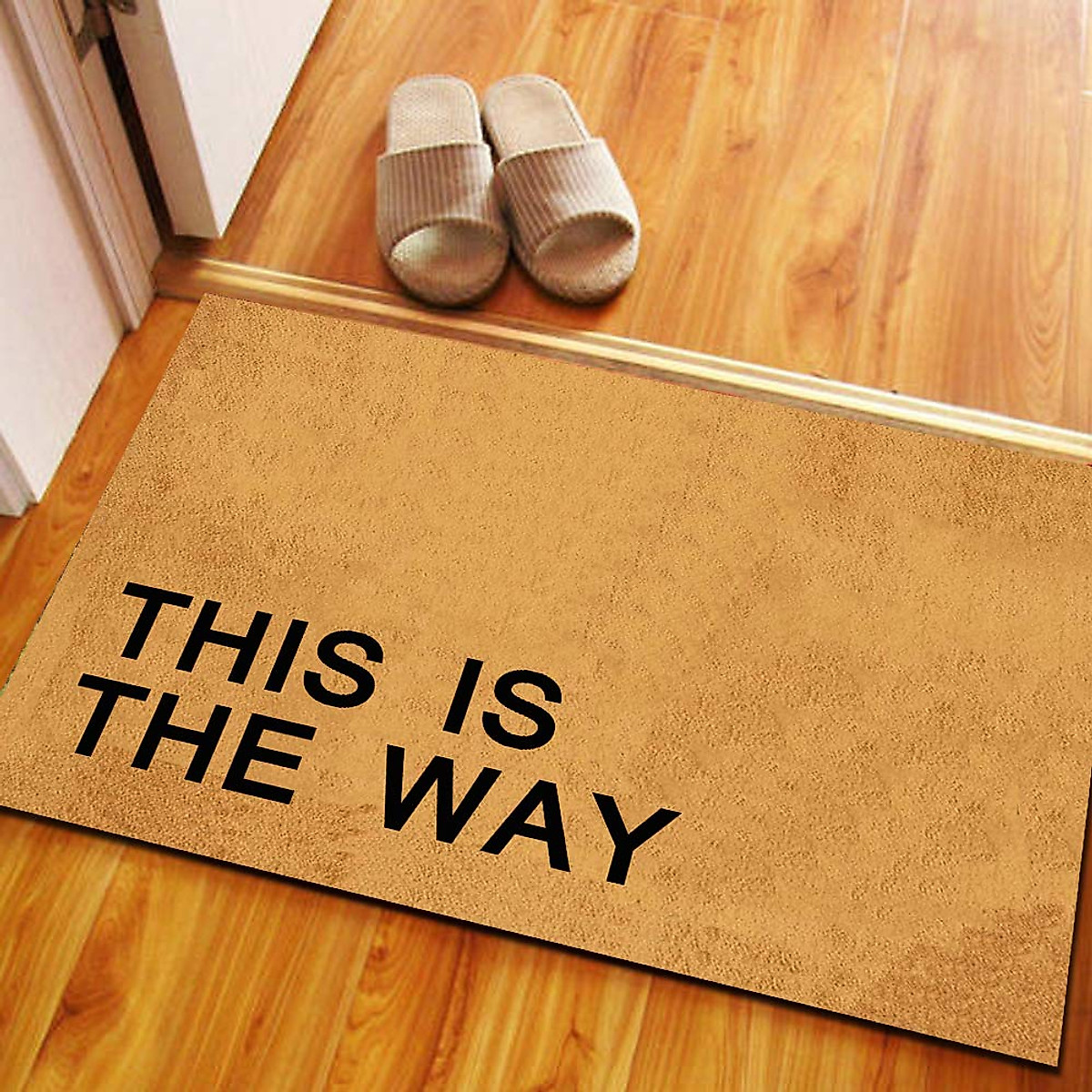 MOMOBO Funny Doormat Custom Indoor Doormat -This is The Way Doormat Welcome Mat Funny Front Door Mats Home and Office Decorative Entry Rug Garden/Kitchen/Bedroom Mat Non-Slip Rubber 23.6 x15.7 Inch