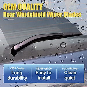 3 wipers Replacement for 2017 2018 2019 2020 2021 2022 Honda CRV CR-V, Windshield Wiper Blades Original Equipment Replacement - 26"+17"+12" (Set of 3) U/J HOOK