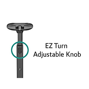 ynVISION.DESIGN E-Z Height Adjustable Floor Stands Compatible with Sonos One, One SL, or Play:1 | 2 PACK | Pair | Adjusts 29.1" - 46.5" Built in Cable Management