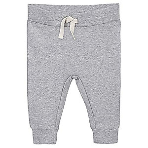 Grow by Gerber Baby Girls Boys 2-Pack Pants, Grey, 12 Months