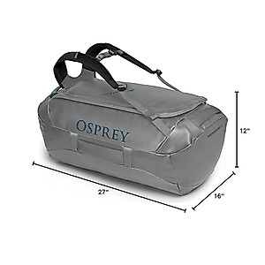 Osprey Transporter 65L Travel Duffel Bag, Smoke Grey
