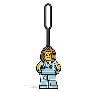 LEGO Nurse Keychain Light and Silicone Bag Tag Bundle