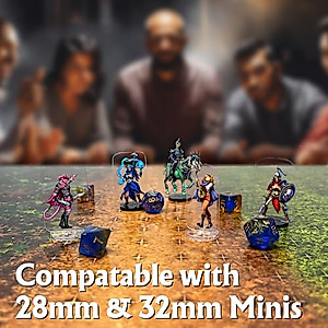 Arcknight The Wild Outdoors Roleplaying Battlemaps; 16 Modular RPG Maps in 8 Double-Sided Pages, 1" Square Grid, Modular & Versatile Design for Tabletop Gaming - for Dungeons & Dragons, Pathfinder