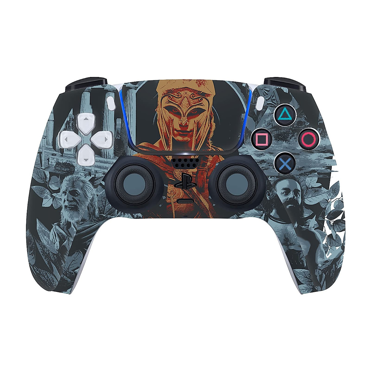 Head Case Designs Officially Licensed Assassin's Creed Kassandra Vine Odyssey Artwork Vinyl Faceplate Gaming Skin Decal Compatible With Sony PlayStation 5 PS5 Disc Console & DualSense Controller