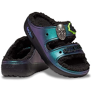 Crocs Unisex-Adult Classic Harry Potter Cozzzy Sandals Slide, Black, Numeric_5 US Men