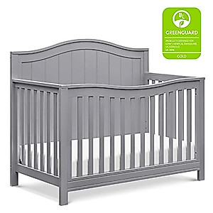 DaVinci Aspen 4-in-1 Convertible Crib in Grey, Greenguard Gold Certified