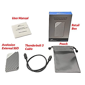 Avolusion 1TB T3 External Portable SSD SSDTB900-PRO-1TB-SAM (Write: 990MB/s | Read: 2400MB/s) Designed for MacBook, Mac Pro & iMac