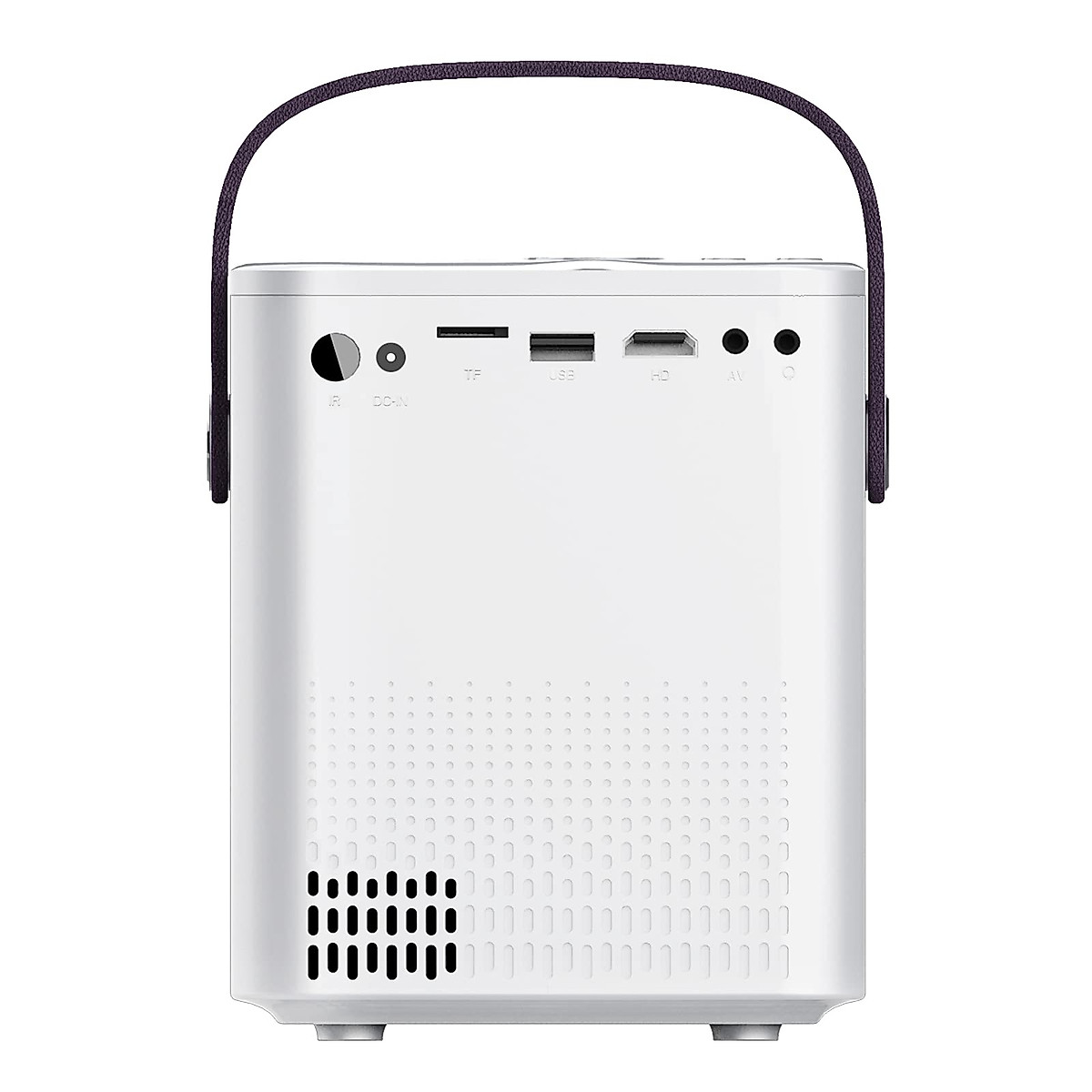 Mini Projector, OUSSION Portable Projector, Outdoor Movie Projector, LED Video Movie Projector with HDMI USB TV AV Interfaces and Remote Control