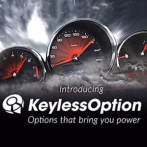 KeylessOption Replacement 2 Button Plus Panic Keyless Entry Remote Control Key Fob Compatible with HYQ12BAN, HYQ12BBX