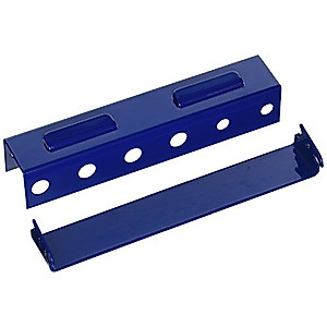 Wall Control Pegboard Screwdriver Holder Bracket Slotted Metal Pegboard Accessory Pegboard and Slotted Tool Board – Blue