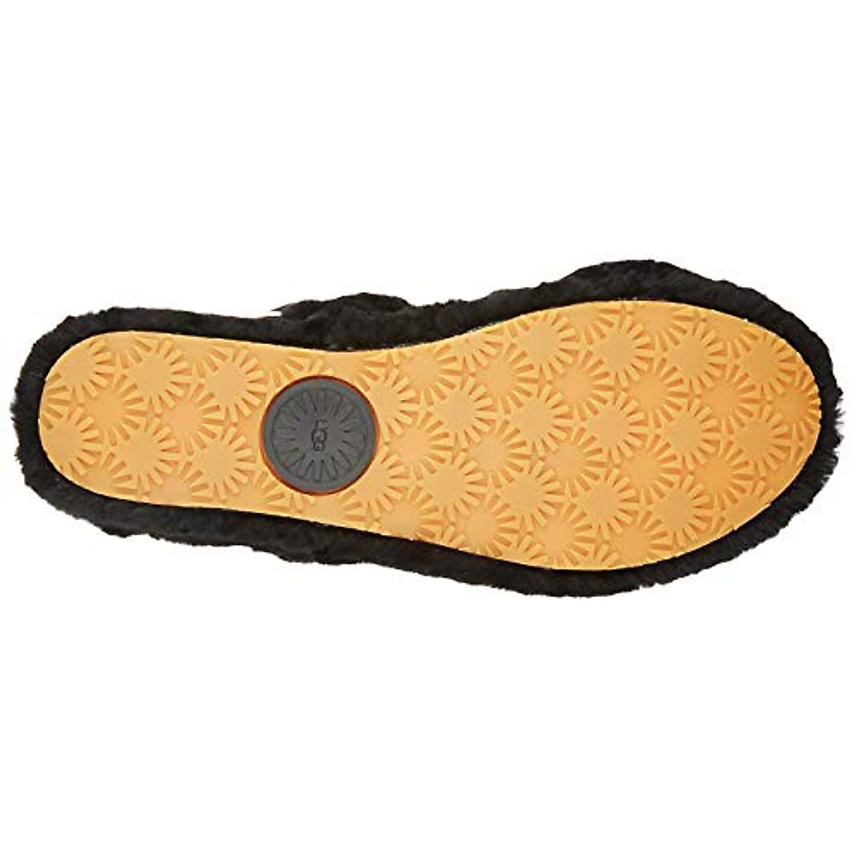 UGG Women's Oh Yeah Slipper, Black, 10