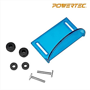 POWERTEC 71538 Full Size Router Bit Guard Kit w/Mounting Hardware