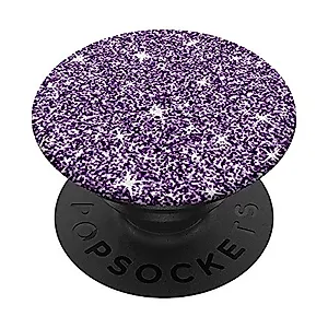 Orchid Purple Color Star Gazer Fashion Trend Hip Sparkle Art PopSockets PopGrip: Swappable Grip for Phones & Tablets