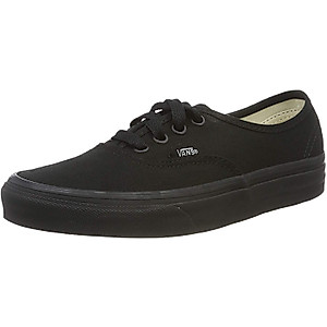 VANS VQ0DBKA Men's Authentic Pro Skate Shoes, Black/Black, 8 D(M) US