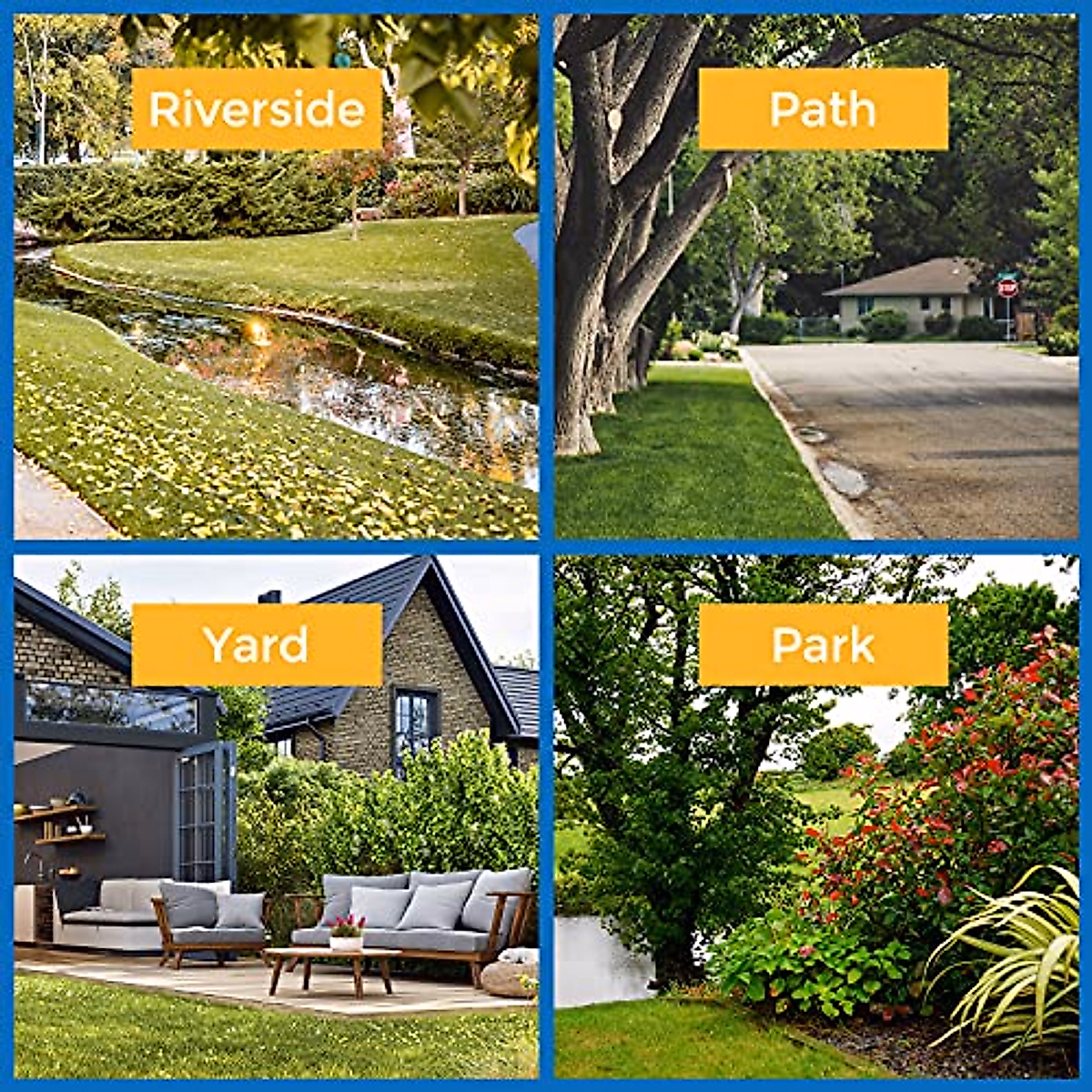 Linkind Solar Spot Lights Outdoor, 6500K Daylight Solar Outdoor Lights, IP67 Waterproof Adjustable Solar Panel Solar Spotlights, Solar Landscape Garden Light for Yard Patio Trees, 4 Pack