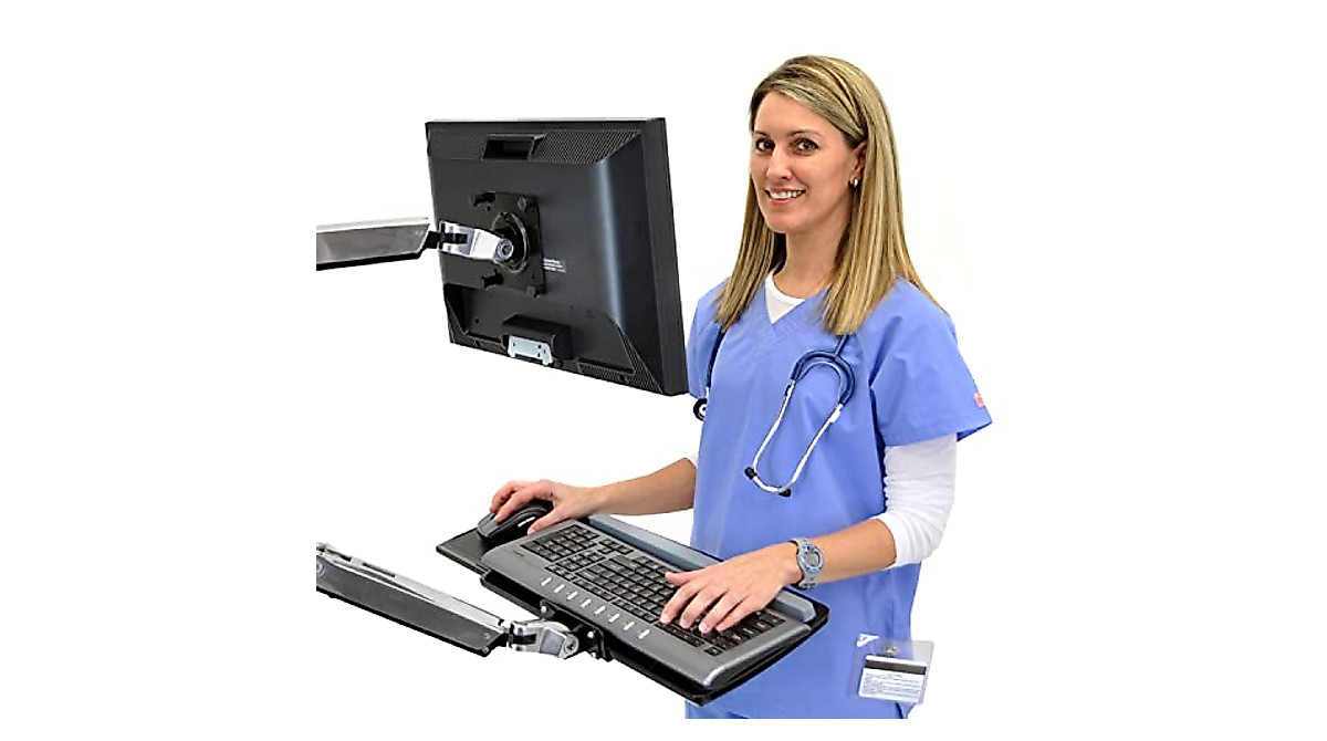 Ergotron LX Wall Mount Keyboard Arm - Adjustable & Ergonomic