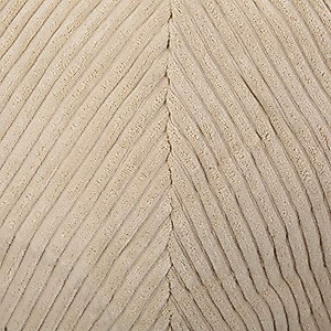 Christopher Knight Home Samantha 3 Foot Beanbag, Ivory