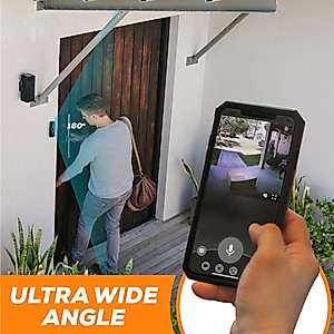 TOUCAN Wireless Video Doorbell with Chime and Wireless Pro Outdoor/Indoor Security Camera Bundle - Alexa & Google Enabled Bundle No Subscription Required