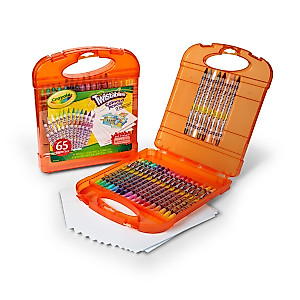 Crayola Twistables Colored Pencils Set (65ct), Kids Drawing Kit, Portable Art Case, Kids Colored Pencils, Stocking Stuffers
