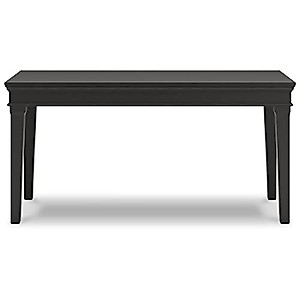 Signature Design by Ashley Beckincreek Retro Home Office Desk for Writing, Black