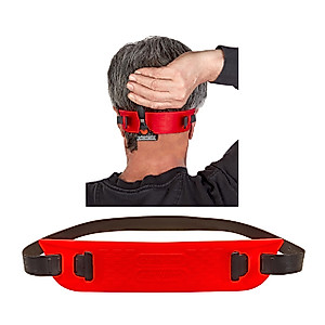 Quality Time Neck Hair Guide SuPremium - A Neckline Template for Shaving and Keeping a Straight or Curved Neck Hairline; a Line Up Stencil for Neckline Haircuts, Do-it-Yourself Made in USA