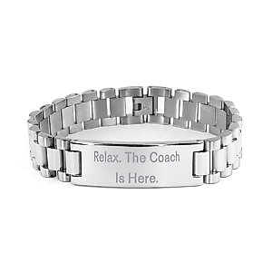 Unique Idea Coach Ladder Bracelet, Relax. The Coach Is Here, Present For Friends, Unique Gifts From Team Leader, Coach purses, Coach wallets, Coach bags, Gift ideas for coach lovers, Coach gifts for