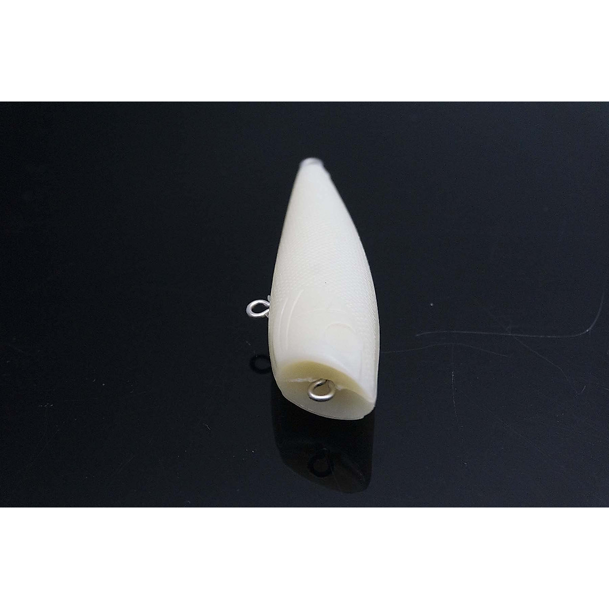 10PCS Unpainted Lure Blanks 5.87g 6.5cm with 6mm Free Fishing Eye Crankbait Baits Simulation Blank Body Clear Hard Baits Trout Salmon Minnow Lure Popper Lures Topwater Freshwater 265