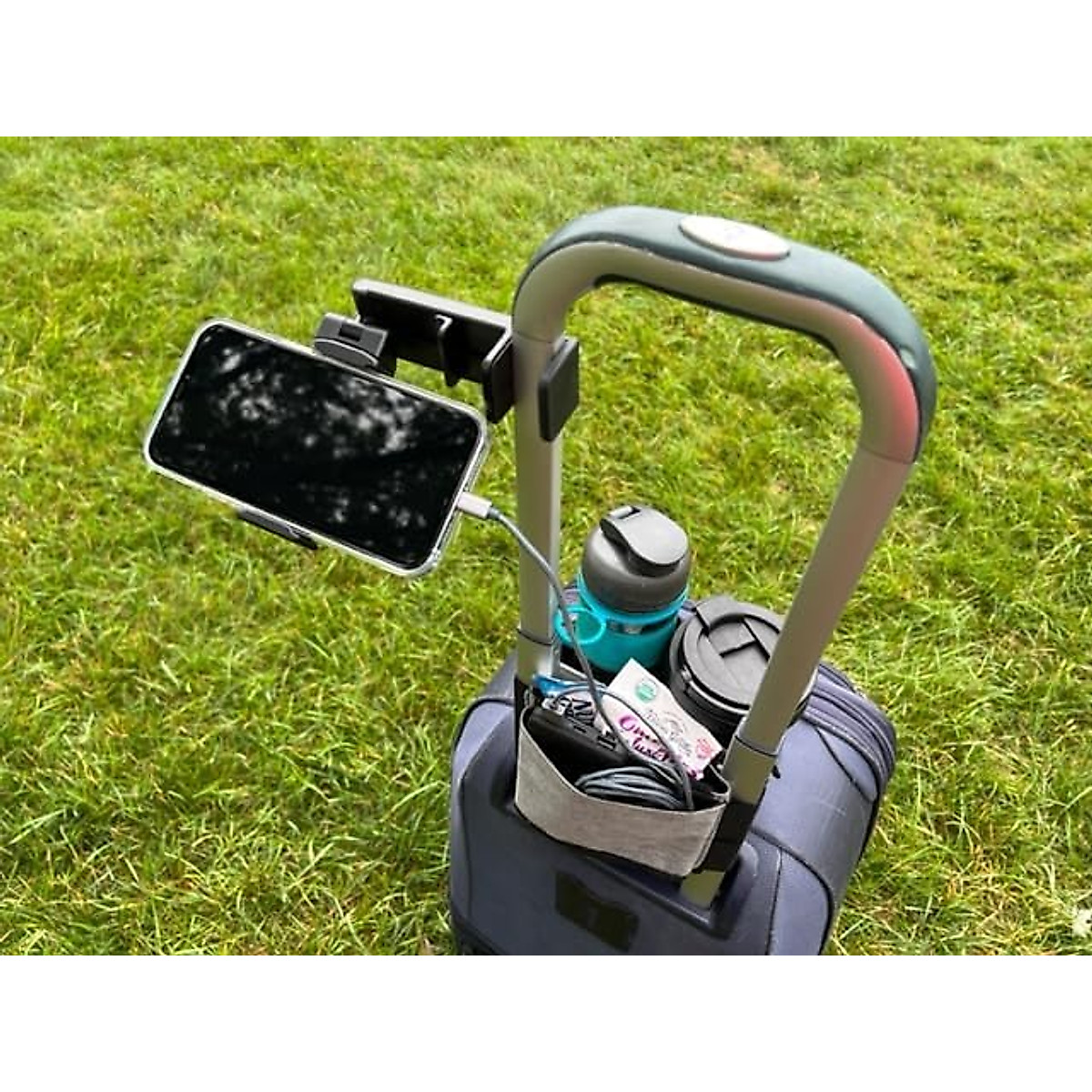 kolodosa Airplane Phone Holder Travel Essentials Accessories Cruise car Mount Cell Stand air Plane Table seat Desk Flight Vacation Size Golf cart Universal Hands Free