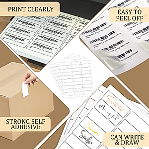 Address Labels for Inkjet Printers 1" x 2-5/8", Pack of 3000 Labels