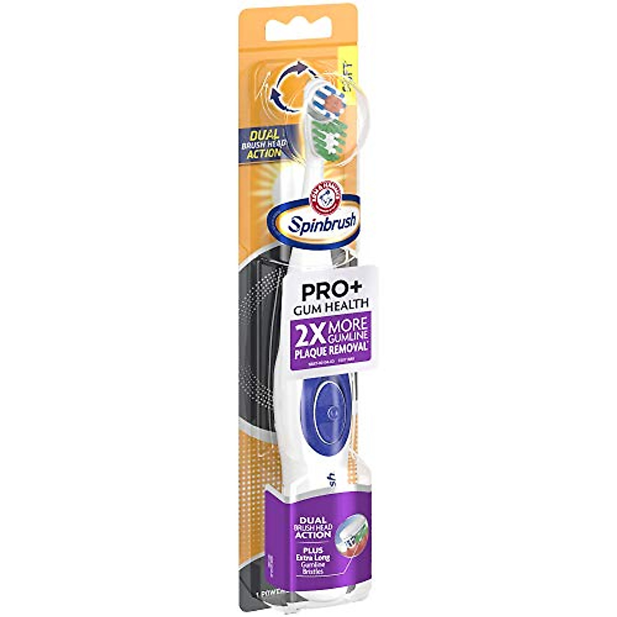 Spinbrush PRO+ Gum Health Powered Toothbrush, 1 count