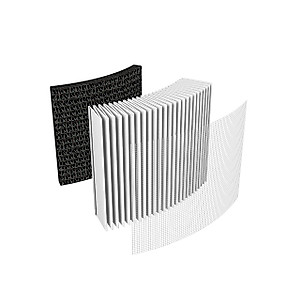 Room Air Purifier XL Replacement Filter by Carrier, White, 12.45 x 12.45