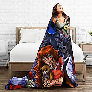 EgVgxir Cartoon Blanket Winter AUltra-Soft Cozy Flannel Blankets Micro-Fleece Sofa Throw Lightweight Microfiber Bedding Blanket 50" x40