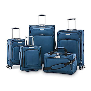 Samsonite Solyte DLX Softside Luggage, Mediterranean Blue, Underseater