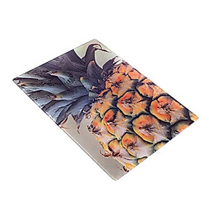 Glass Cutting Board Pineapple 15.25" x 11.25"
