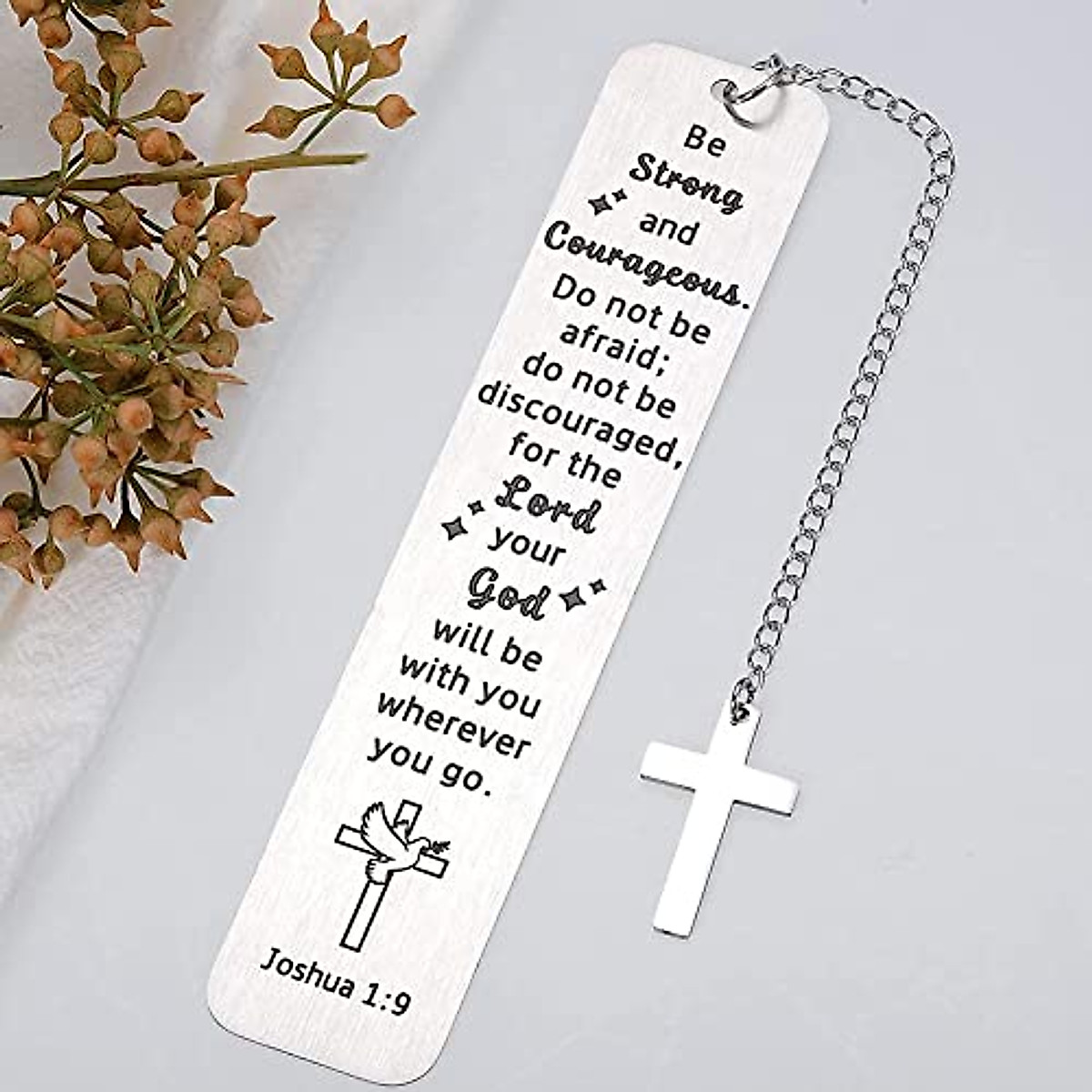 Religious Reading Bookmarks, Verse Bookmark Gifts for Teenage Girls Kids Mom Book Lovers Baptism Spiritual Gift Pastor Appreciation Church Supply