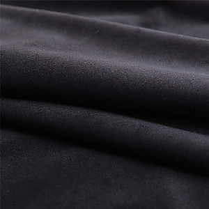 AQOTHES Set of 2 Velvet Decorative Throw Pillow Covers 18x18 Inch, Farmhouse Black Throw Pillows for Couch Sofa Bed Home Living Room Decor