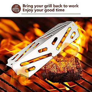 Uniflasy 66040 Heat Deflector for Weber Genesis II 300 Series II E-310, II E-315, II E-330, II E-335, II S-310 Gas Grills for Weber 66040 Heat Deflector Plates(2017 and Newer)